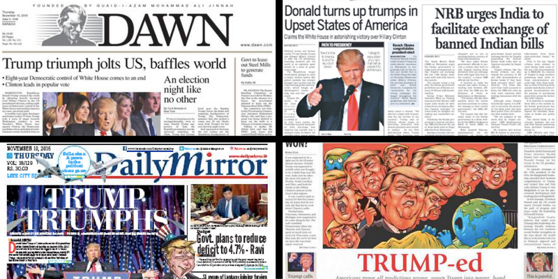 How South Asian Media Reported Trump's Election Victory - The Wire