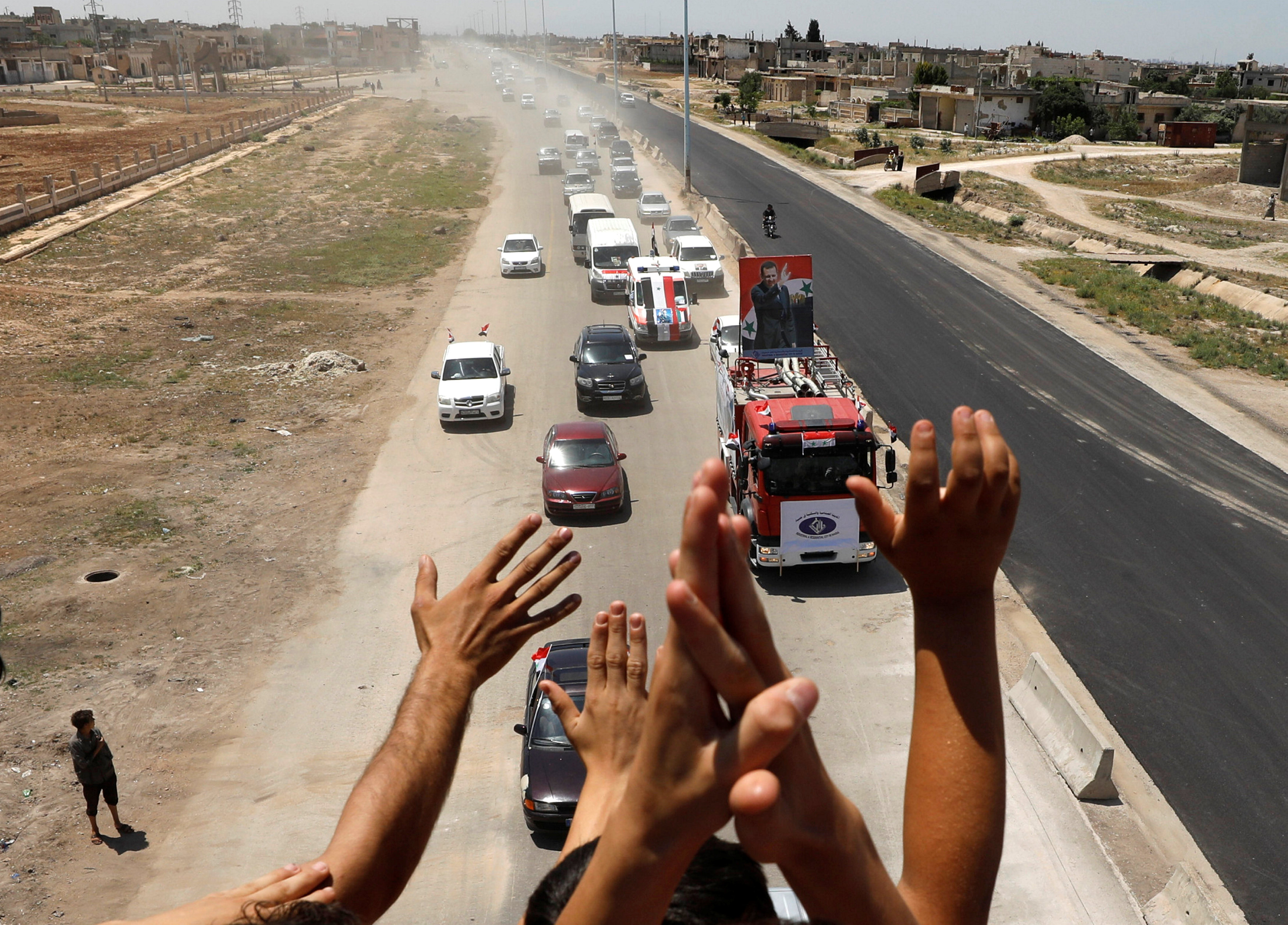 Syria Opens Homs-Hama Highway After Near 7-Year Closure Due to War ...