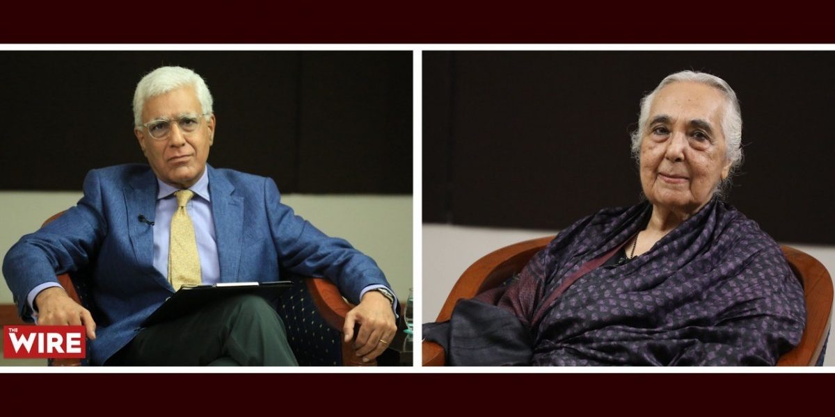 Watch | Romila Thapar: I Don’t Like Modi’s India; History Won’t Be Kind ...