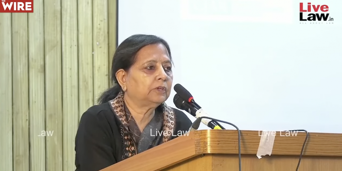 Watch | 'What is Happening to Article 21?': Justice Rekha Sharma - The Wire