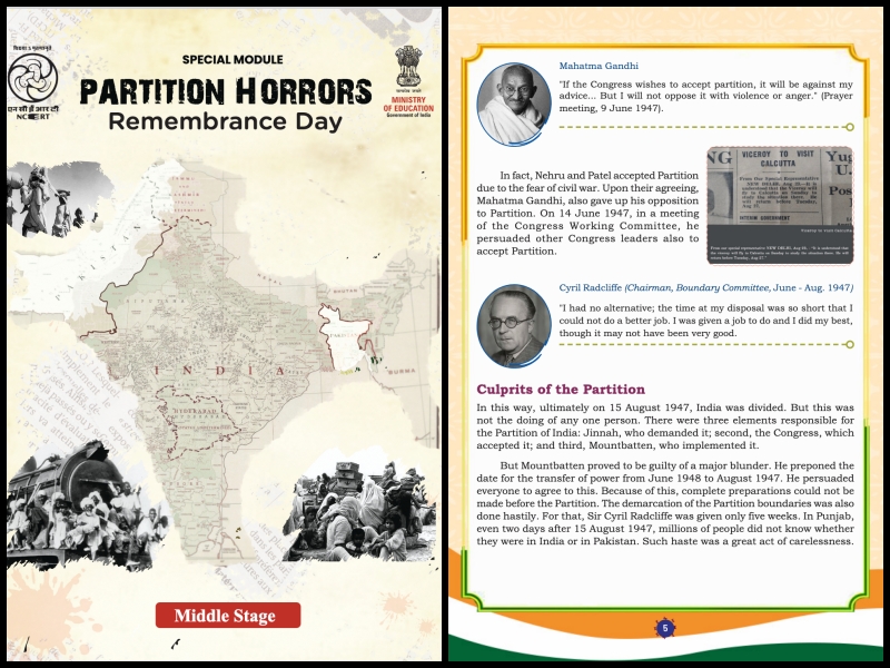 NCERT Modules on 'Partition Horrors' Whitewash Colonial Britain's Role - The Wire