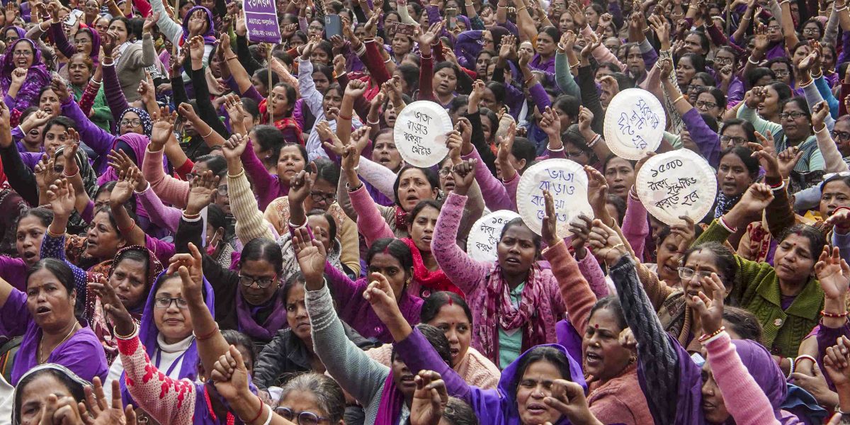 ASHA Workers' Protest Is a Warning to the TMC in Poll-Bound West Bengal ...